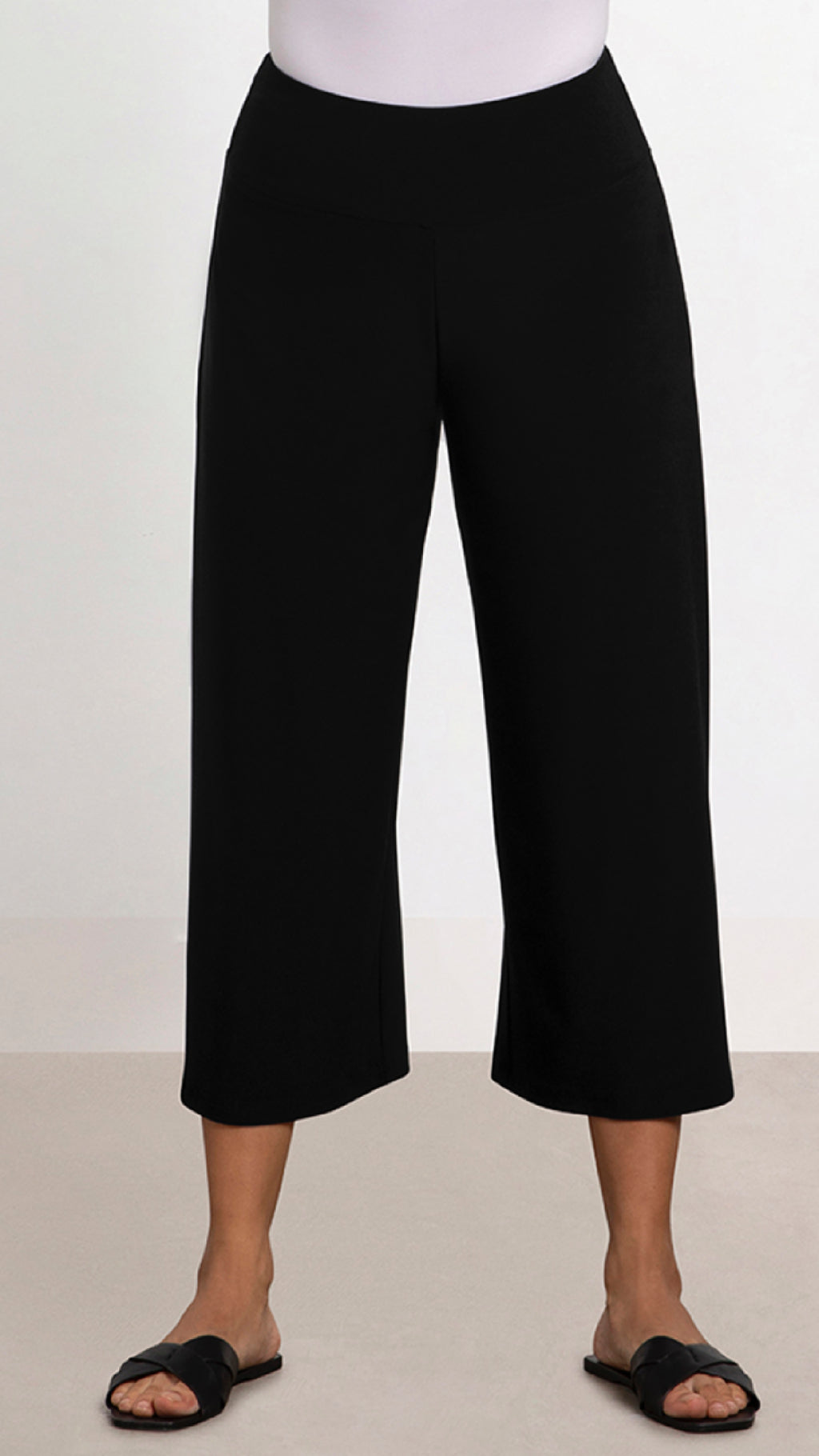 Side Slit Wide Capri – Ennoja Clothing
